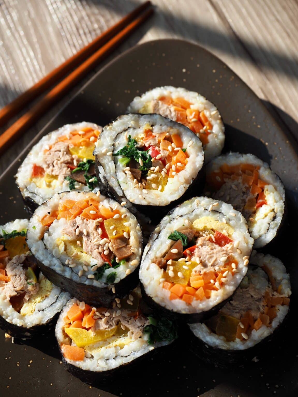 Tuna Gimbap Prepared by Chef John Yi ⋆ K-Food in U.S.